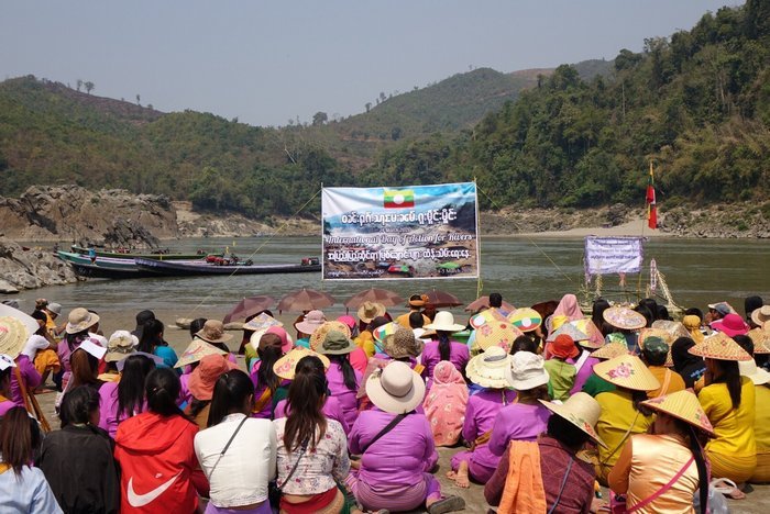 Hundreds of Kunhing villagers hold blessing ceremony for Salween river ...