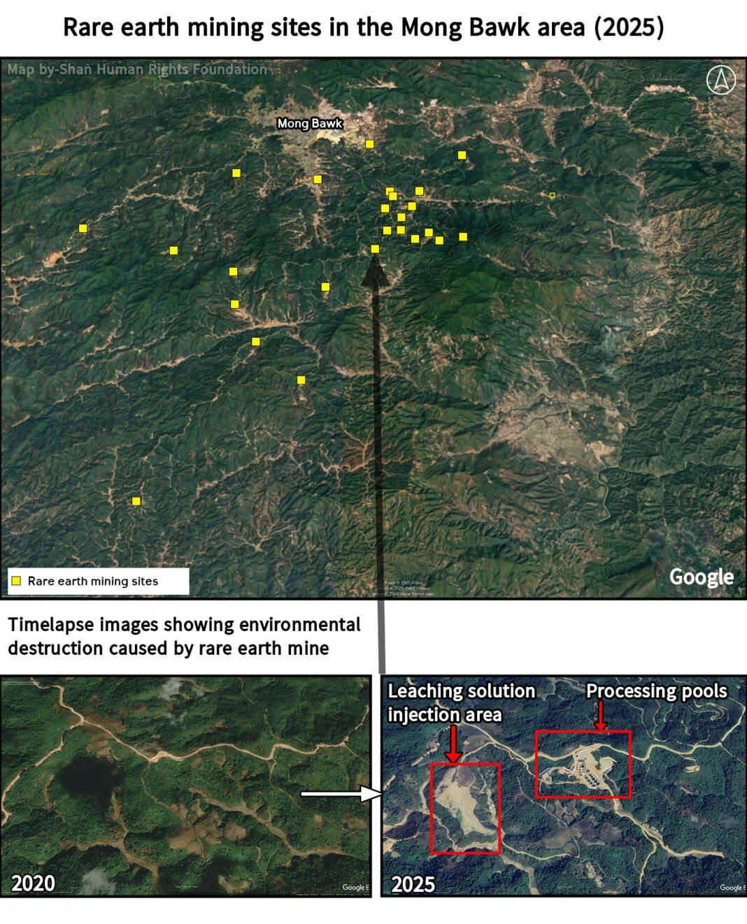Satellite images expose rare earth mining expansion in northern UWSA ...